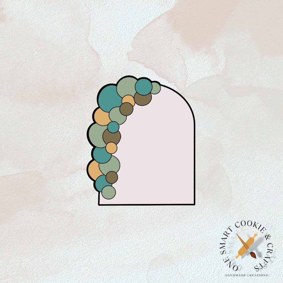 Balloon Arch Cookie Cutter/arch Cookie Cutter/plaque Cookie - Etsy