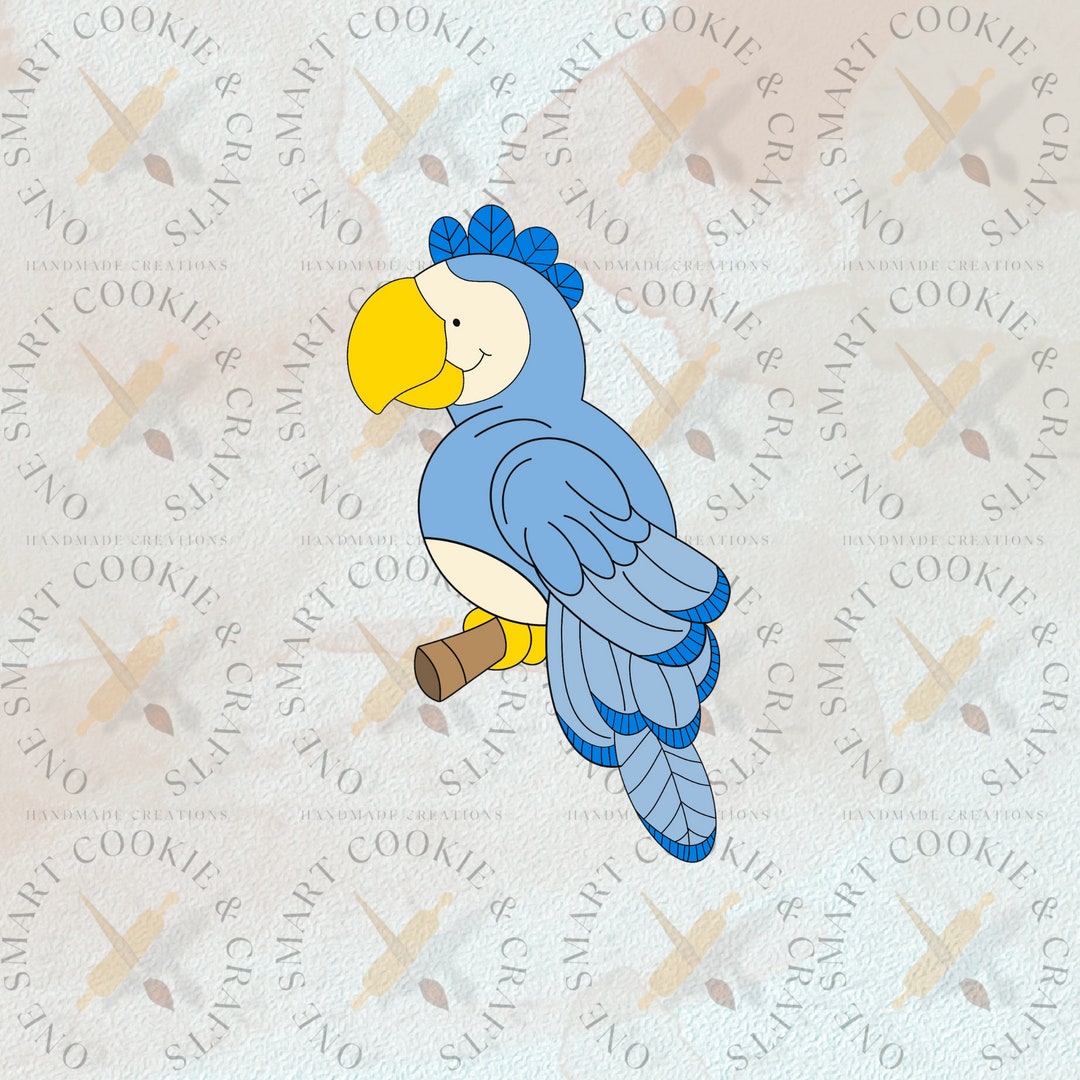 Parrot Cookie Cutter/bird Cookie Cutter/jungle Cookie Cutter/pet Cookie ...