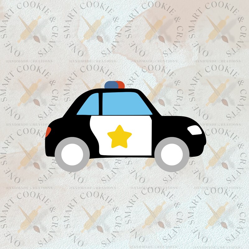 Police Car Cookies - Etsy