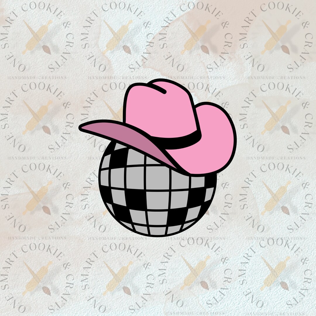 Cowgirl Cookie Cutter/cowgirl Disco Cookie Cutter/cowboy Hat Cookie ...