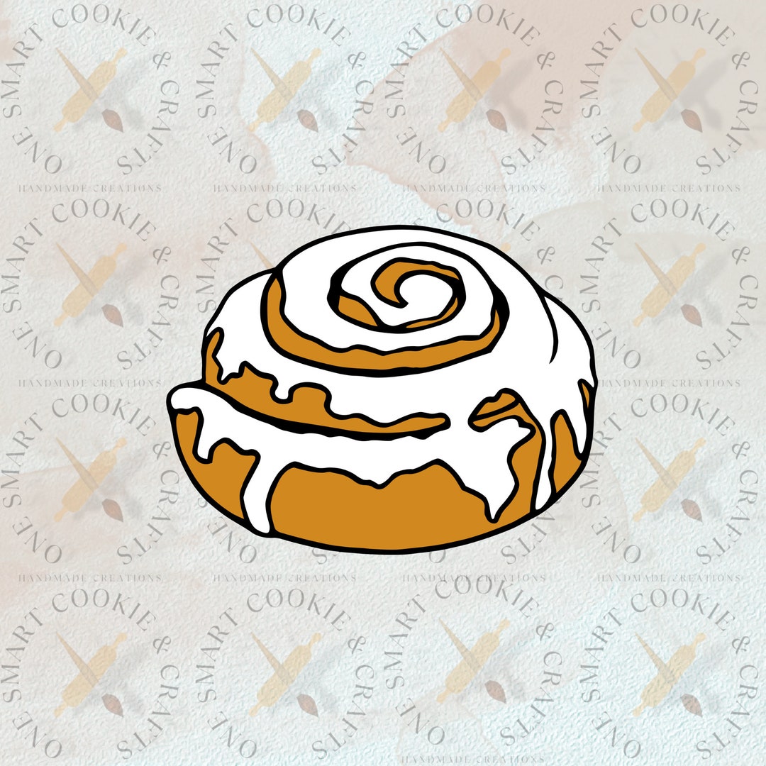 Cinnamon Roll Cookie Cutter/donut Cookie Cutter/breakfast Cookie Cutter ...