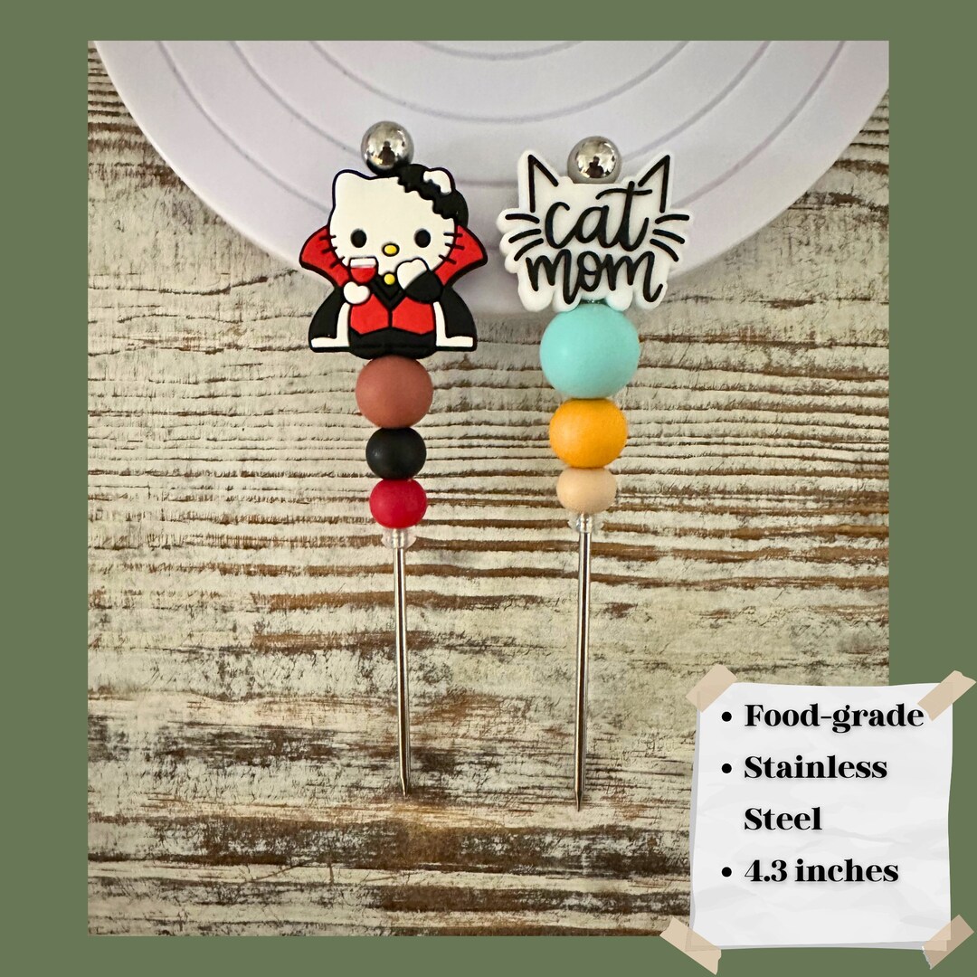 Cat Cookie Scribe/beaded Cookie Scribe/scribe Tool/cake Tool/pokey Tool ...