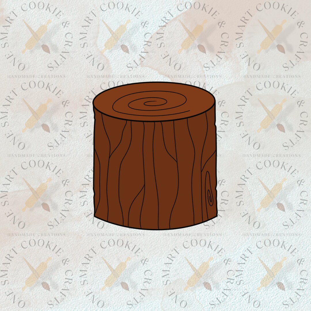 Log Cookie Cutter/tree Cookie Cutter/wood Cookie Cutter/camping Cookie ...