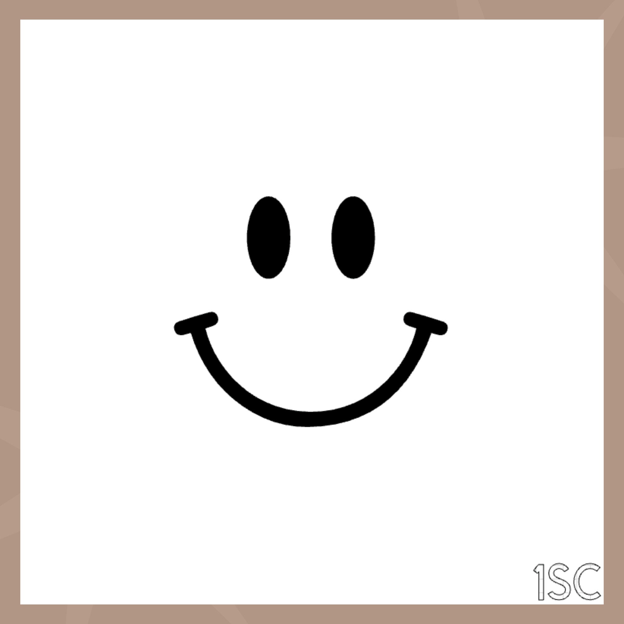 Smiley Face Cookie Stencil/smile Cookie/smile Stencil/one Happy Dude ...