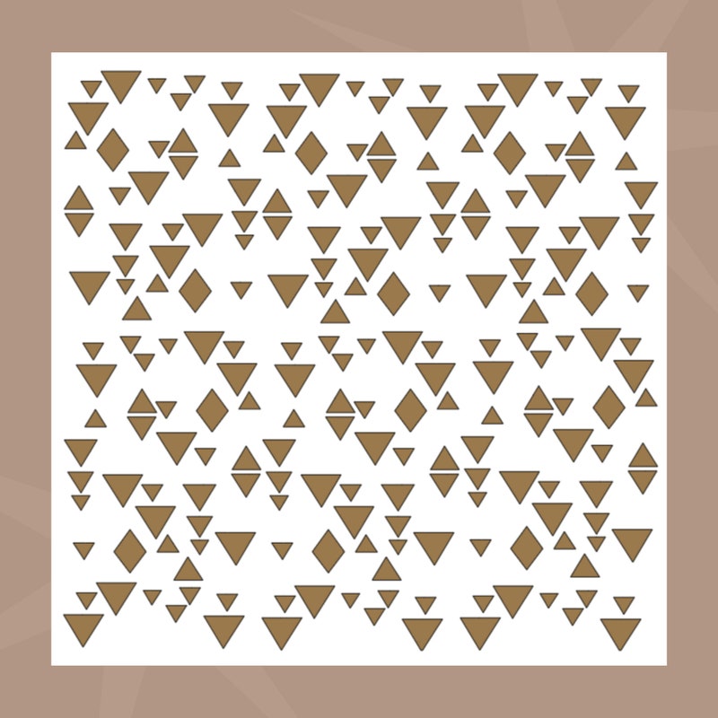 Triangle Stencil - Etsy