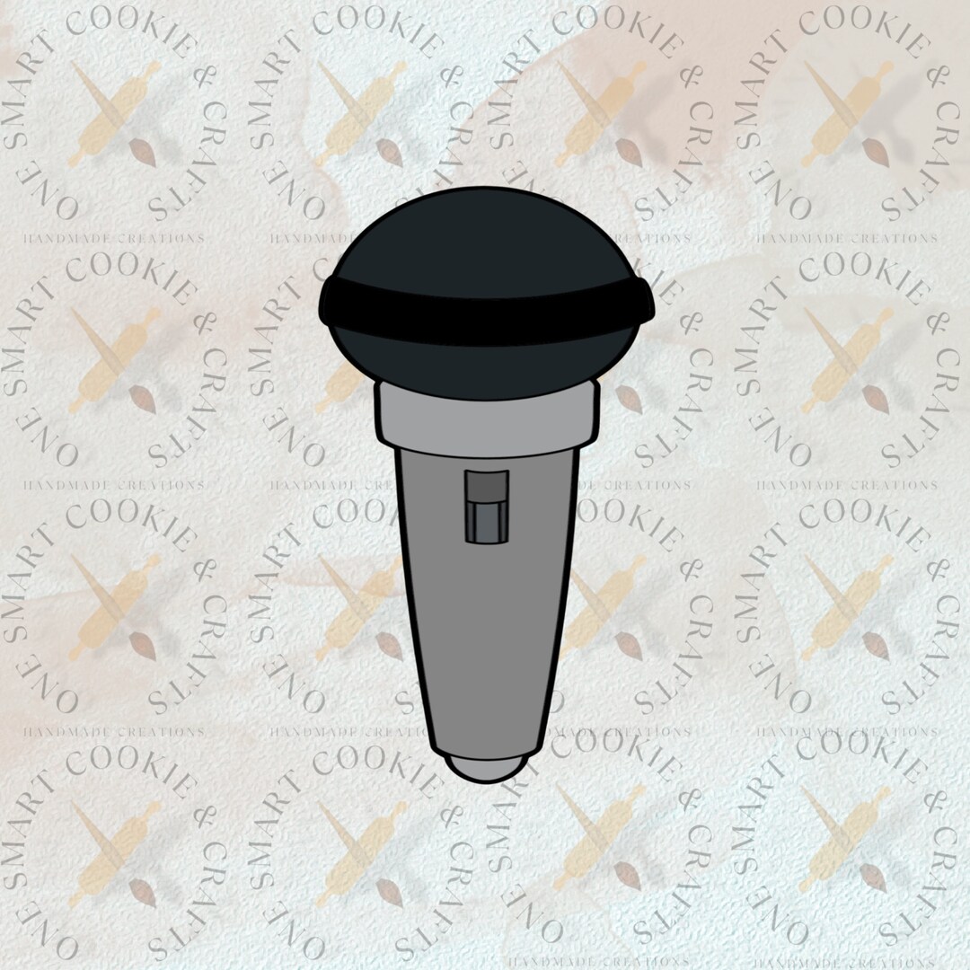 Microphone Cookie Cutter/music Cookie Cutter/band Cookie Cutter/rock ...