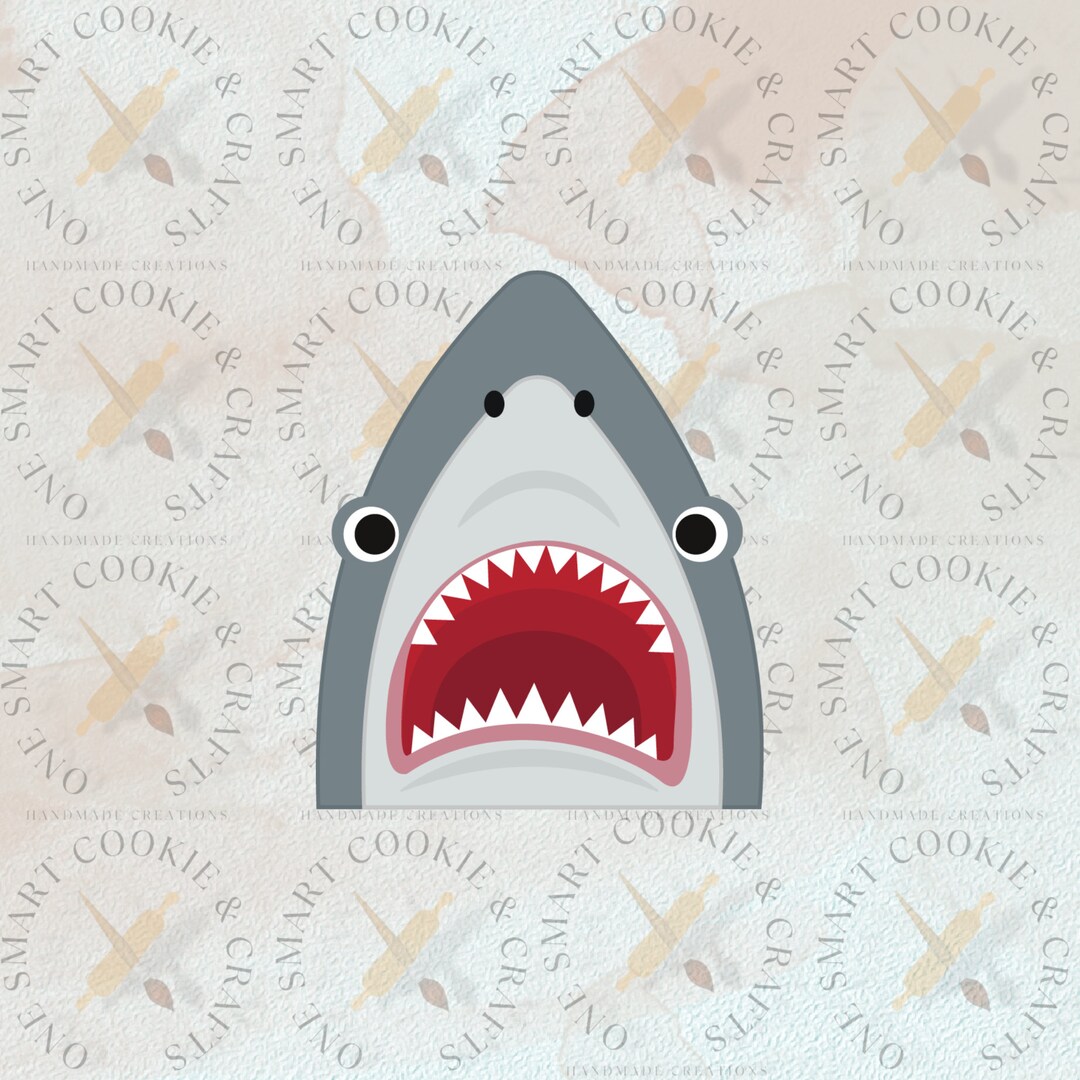 Shark Cookie Cutter/shark Week Cookie Cutter/beach Cookie Cutter/ocean ...