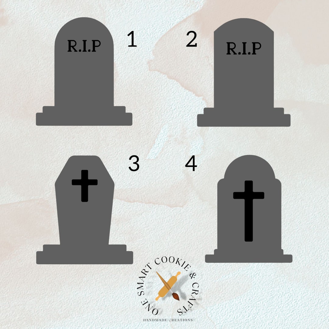 Gravestone Cookie Cutter/tombstone Cookie Cutter/zombie Cookie Cutter ...