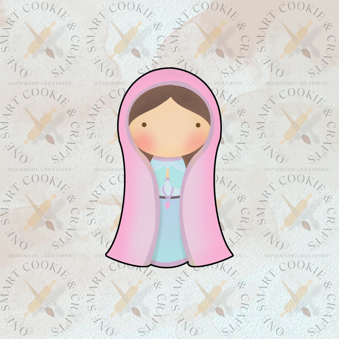 Mary Cookie Cutter/maria Cookie Cutter/christmas Cookie Cutter/holiday ...