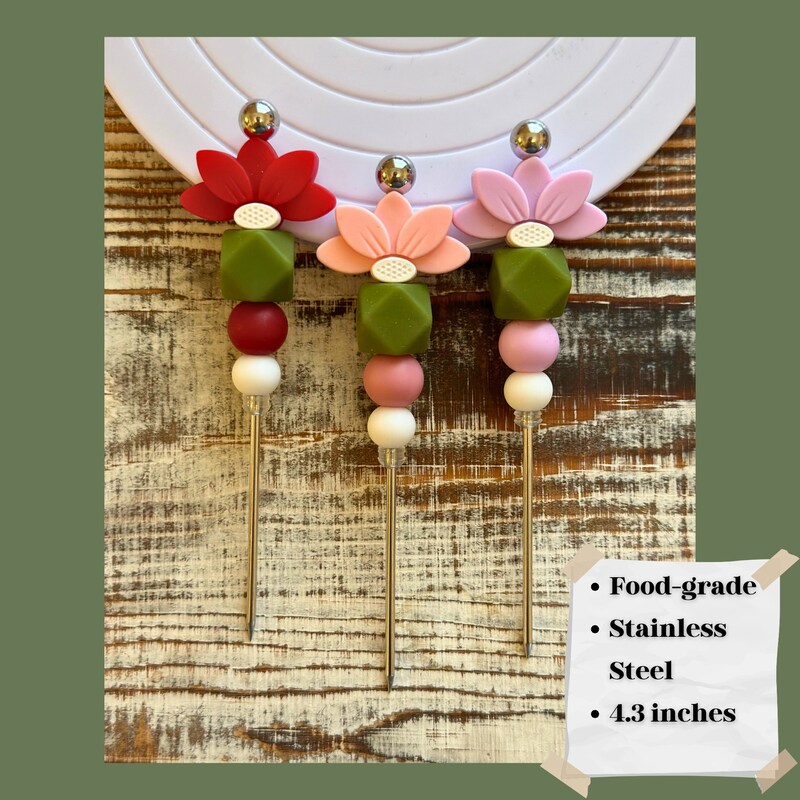 Pink Icing Flowers - Etsy