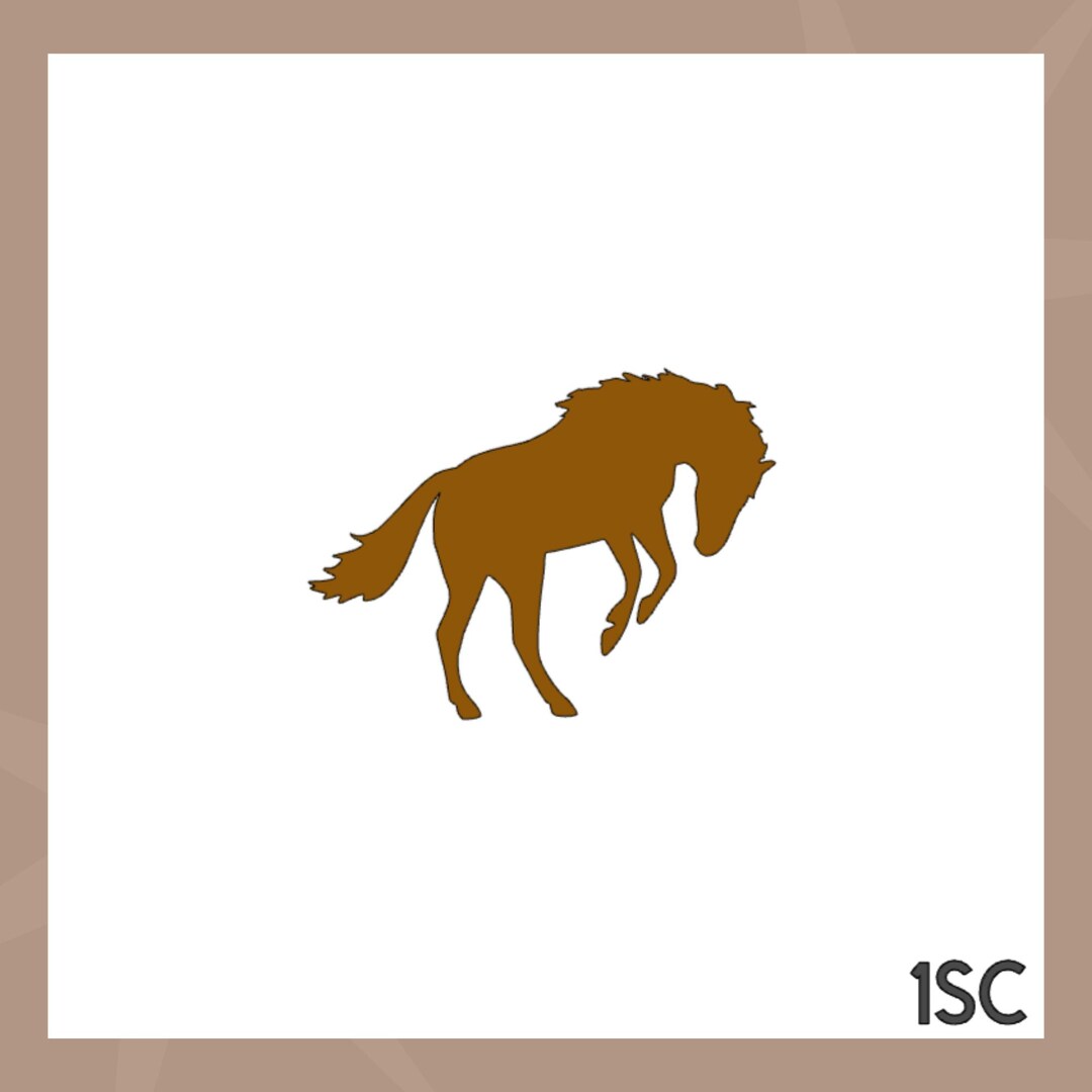Horse Cookie Stencil/rodeo Cookie Stencil/farm Cookie Stencil/mylar ...