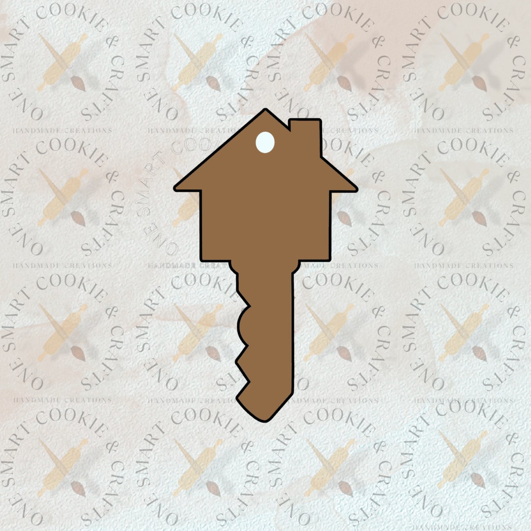 Key Cookie Cutter/house Cookie Cutter/new Home Cookie/realtor Cookie ...