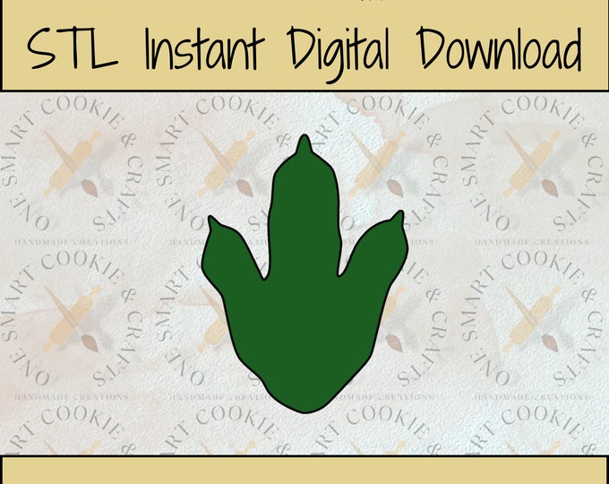 Dinosaur Cookies- Set of 6 Crunchy Shortbread Cookies Individually ...