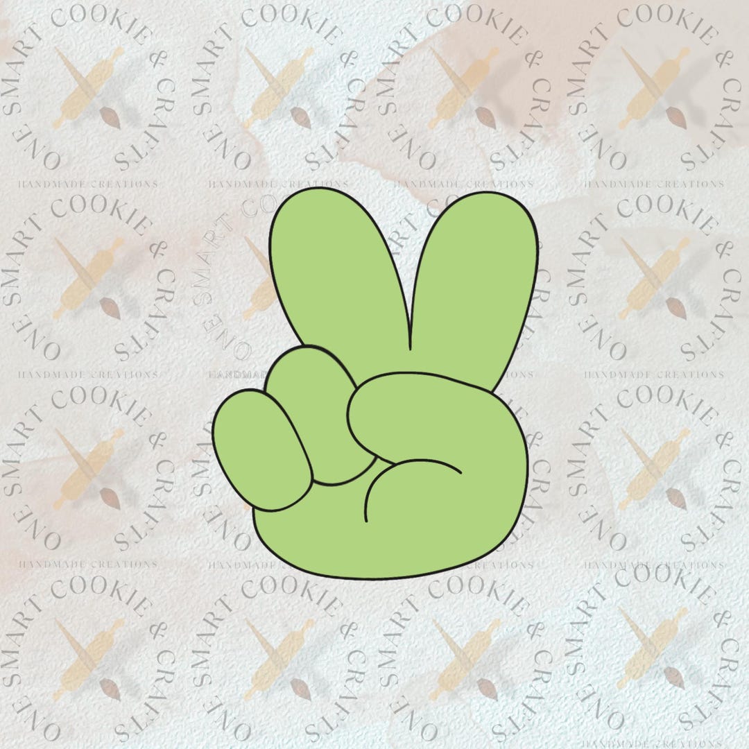 Peace Sign Cookie Cutter/hippie Cookie Cutter/retro Cookie Cutter ...