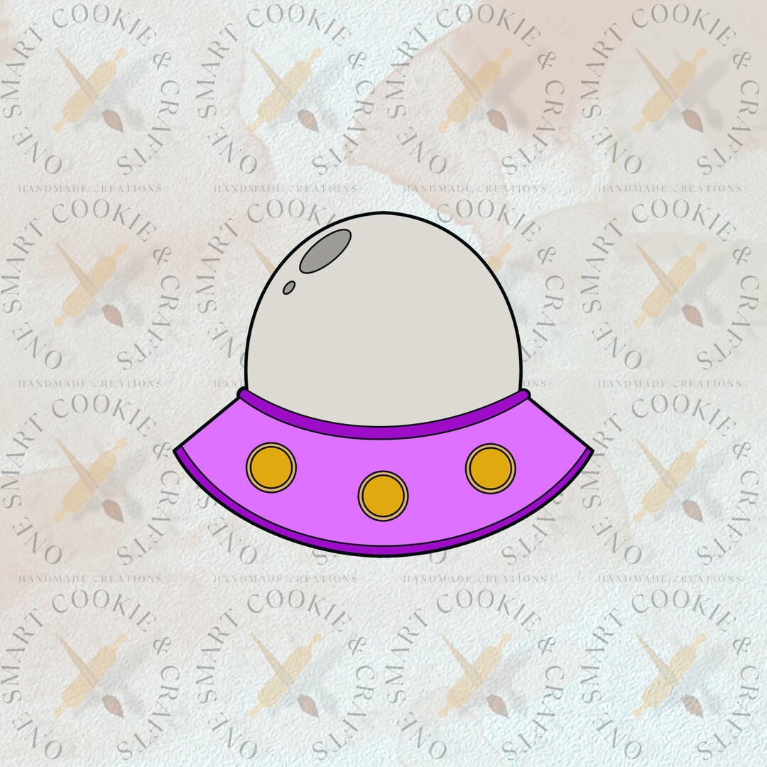 Spaceship Cookie Cutter/space Cookie Cutter/alien Cookie Cutter ...