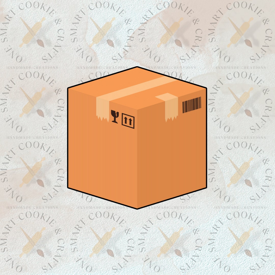 Box Cookie Cutter/cube Cookie Cutter/shipping Box Cookie Cutter/package ...