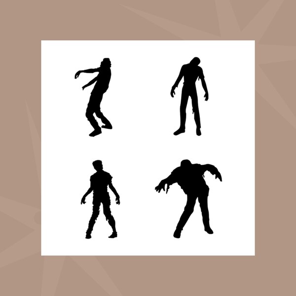 Zombie Stencil - Etsy