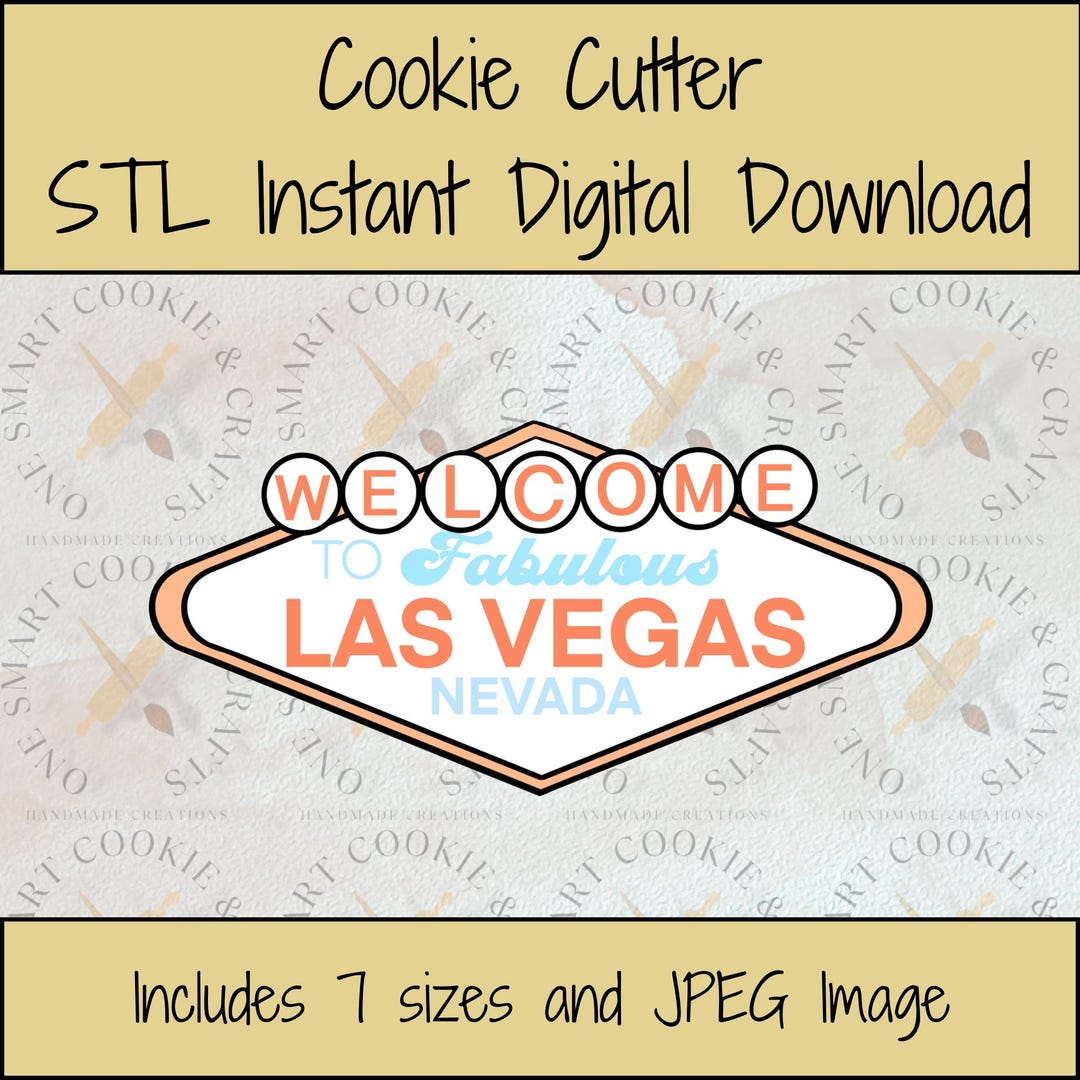 Vegas Cookie Cutter Stl/playing Cards Cookie Cutter Stl/playing Cards ...