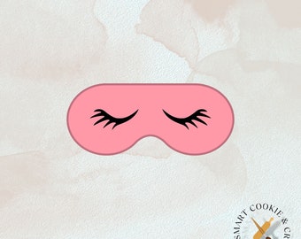 Spa Sleep Mask Cookie Cutter - Etsy