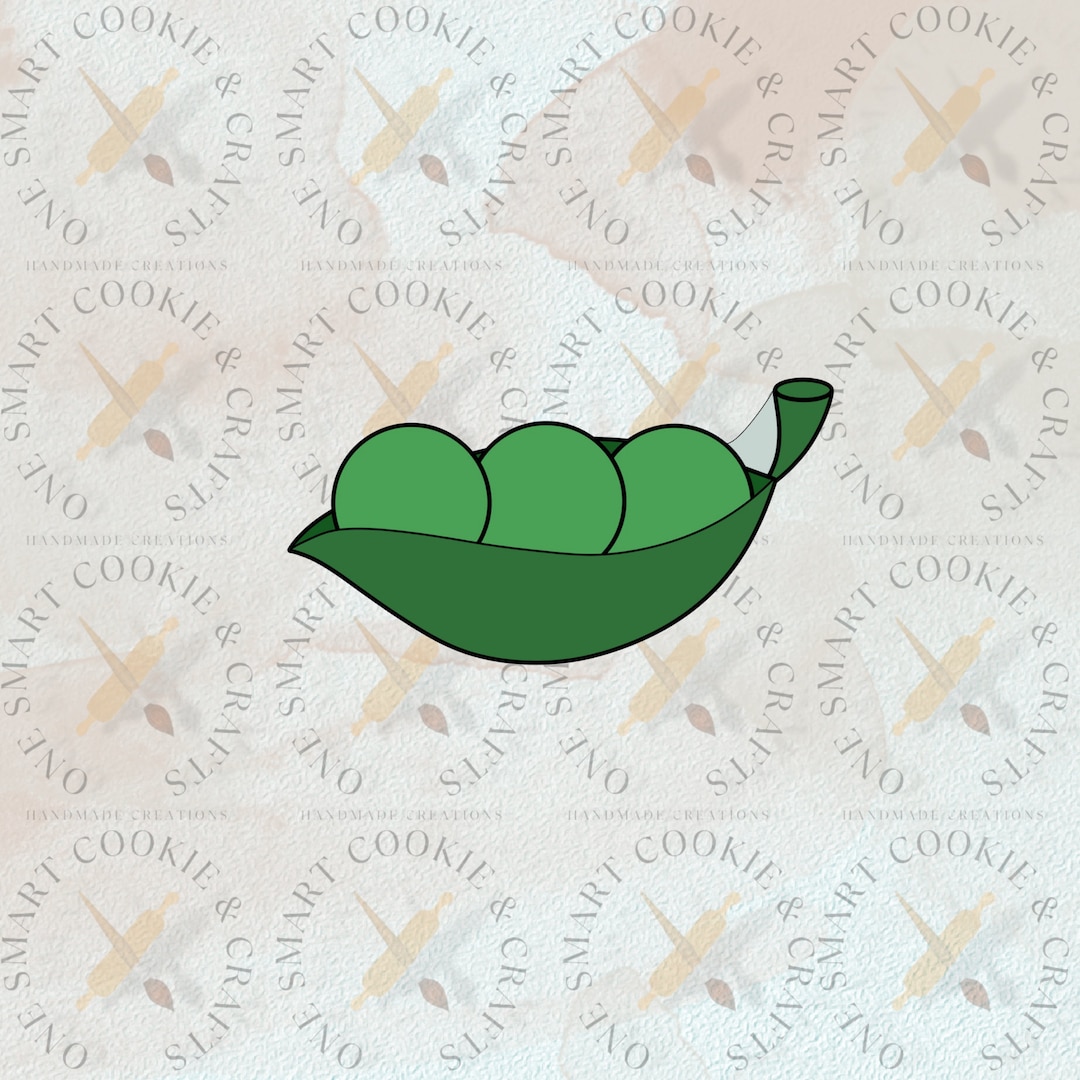 Pea Cookie Cutter/peas in a Pod Cookie Cutter/baby Cookie Cutter/baby ...