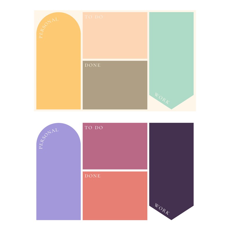 COMPUTER WALLPAPER ORGANIZER 4 Color Wallpaper Organizer - Etsy