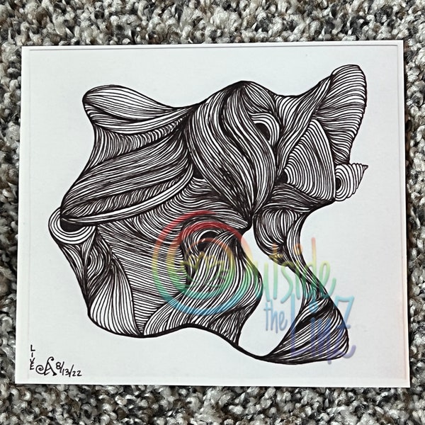 The Outside Outsidethelinz Linz Zentangle - Etsy