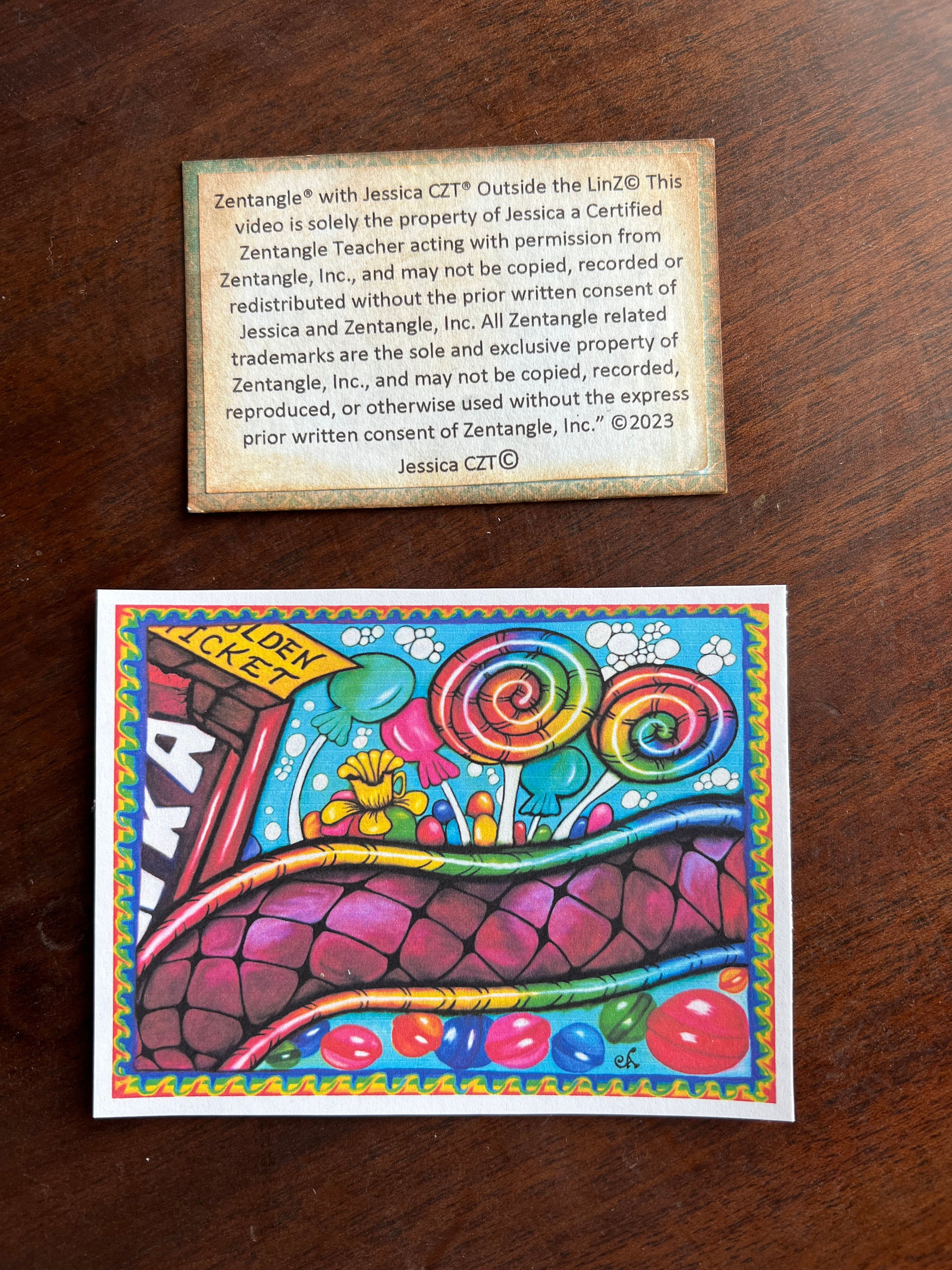 Mmm Candy Tangled Vinyl Sticker or Card Stock Smaller Size From Tiktok ...