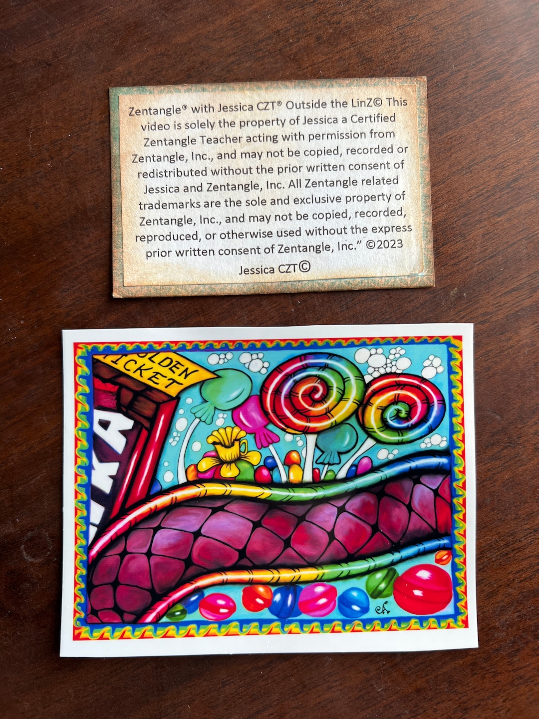 Mmm Candy Tangled Vinyl Sticker or Card Stock Smaller Size From Tiktok ...