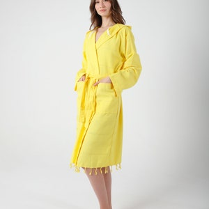 Personalized Yellow Lightweight Robe for Women Kimono Robe - Etsy