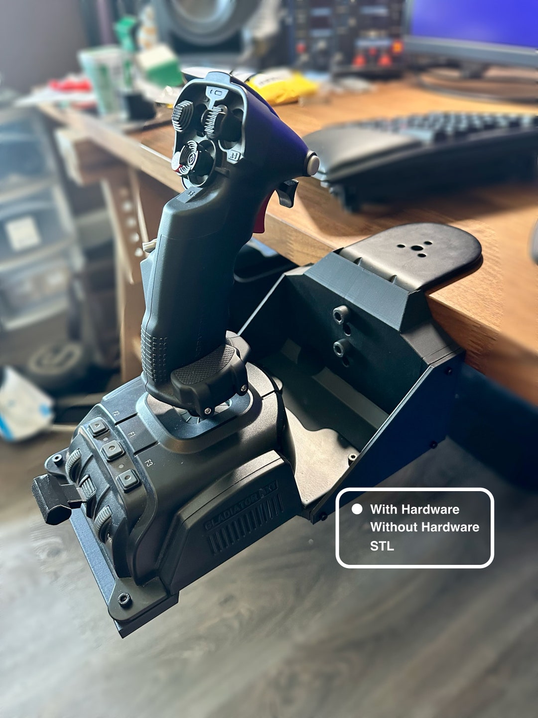 VKB Gladiator Desk Mount - 3D Printed WITH Hardware - Etsy