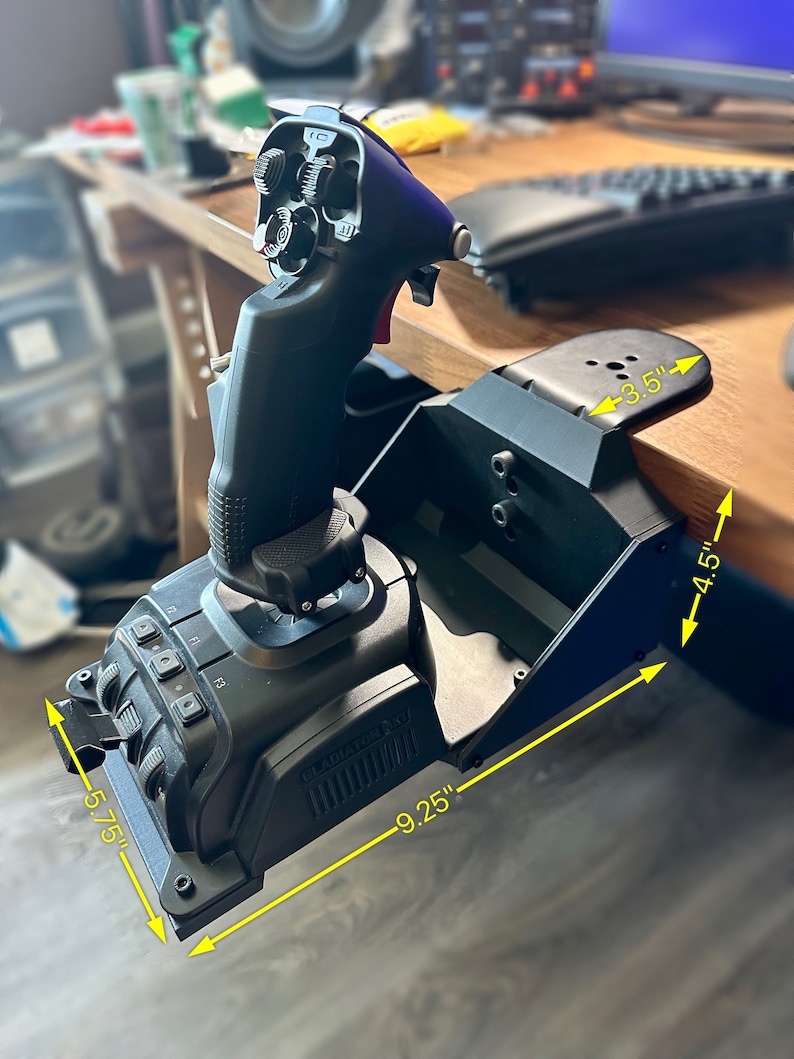 VKB Gladiator Desk Mount - 3D Printed WITHOUT Hardware - Etsy