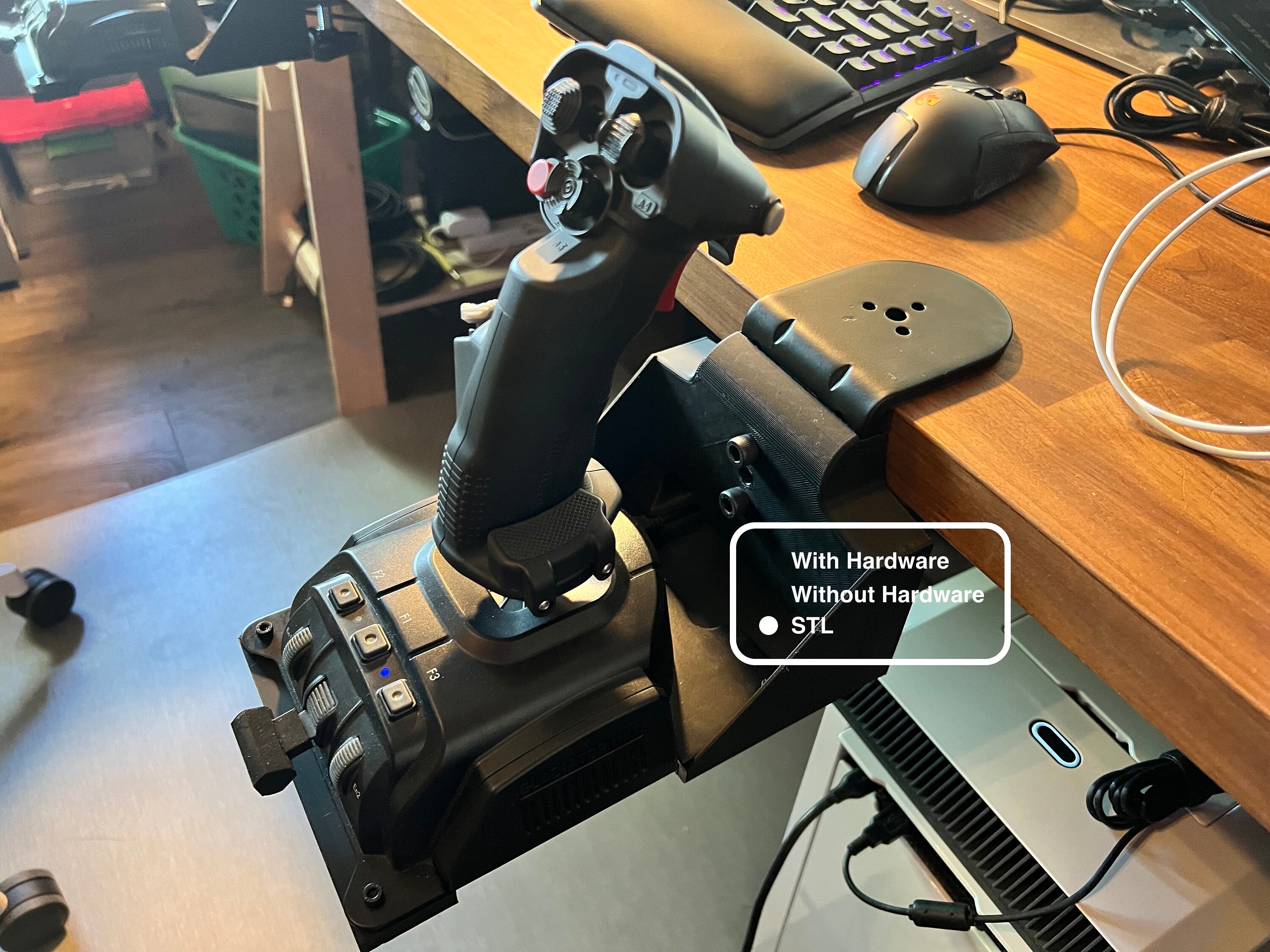 VKB Gladiator Desk Mount STL - Etsy Australia