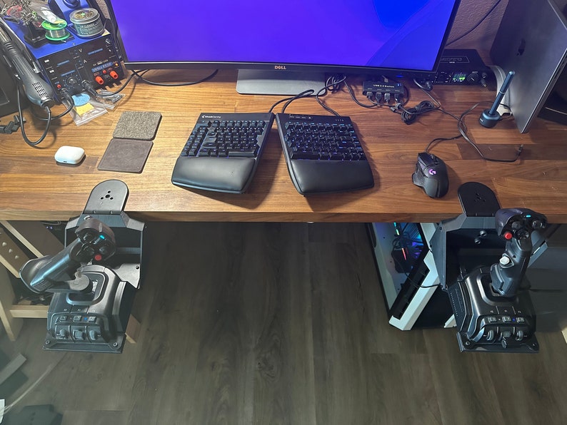 VKB Gladiator Desk Mount - 3D Printed WITHOUT Hardware - Etsy