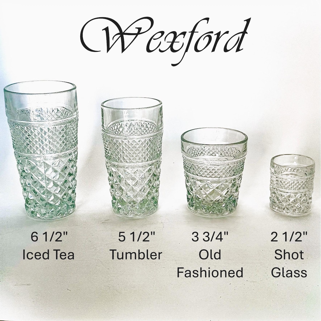 Anchor Hocking Wexford Glasses Choose Iced Tea, Tumbler, Old Fashioned ...
