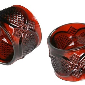 Vintage Avon Ruby Red Glassware, Cape Cod 1876 Pattern - Etsy