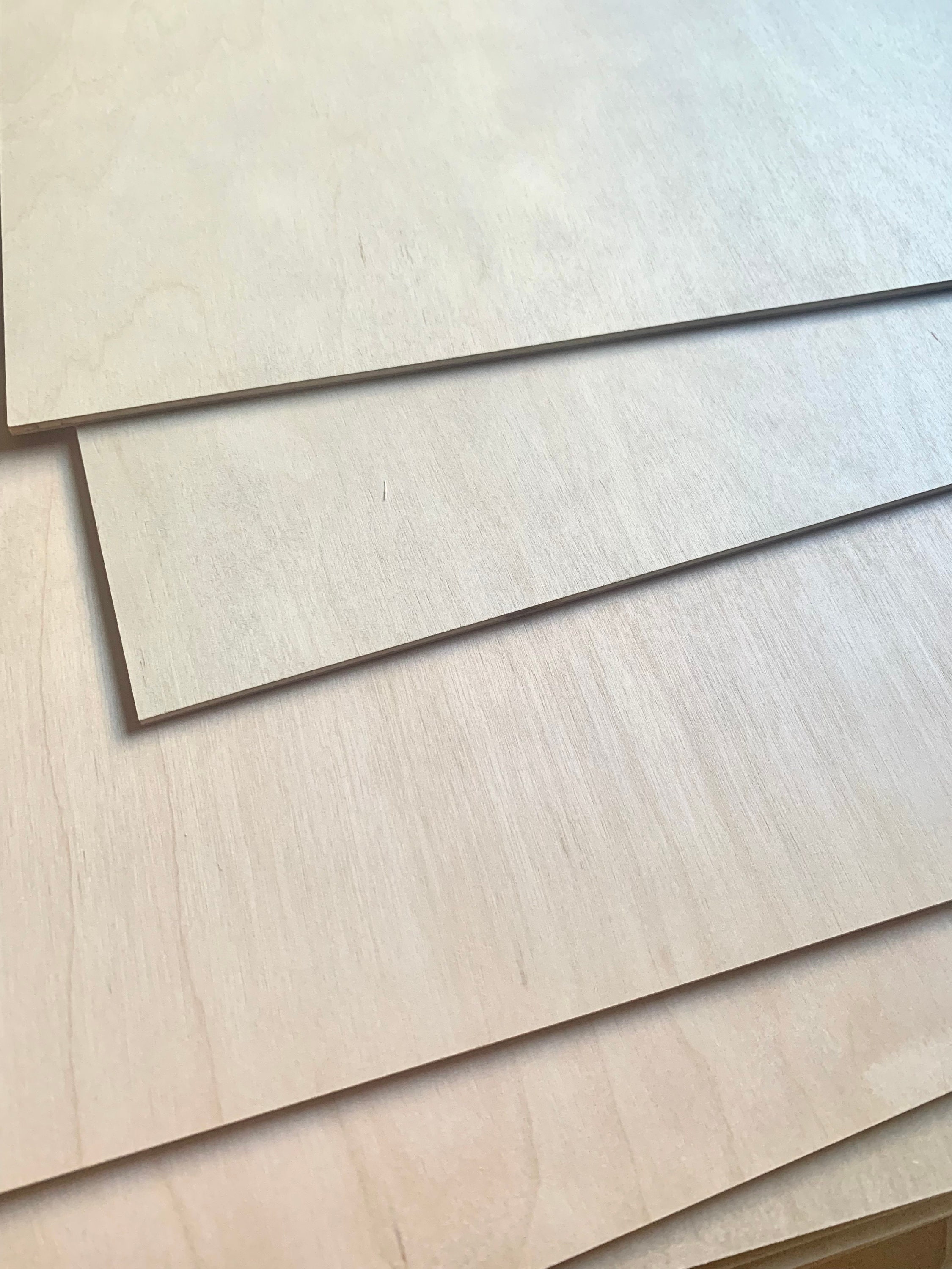 1/8 3mm Baltic Birch Plywood Panel/ Ready for Glowforge/ Grade B/BB ...