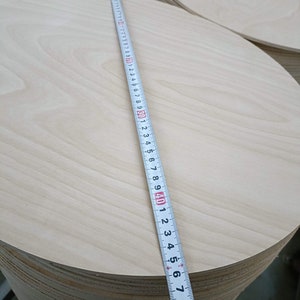 18" Birch Wood Round/ Wood Circle for Signs, CNC, Laser Cut/ Top ...