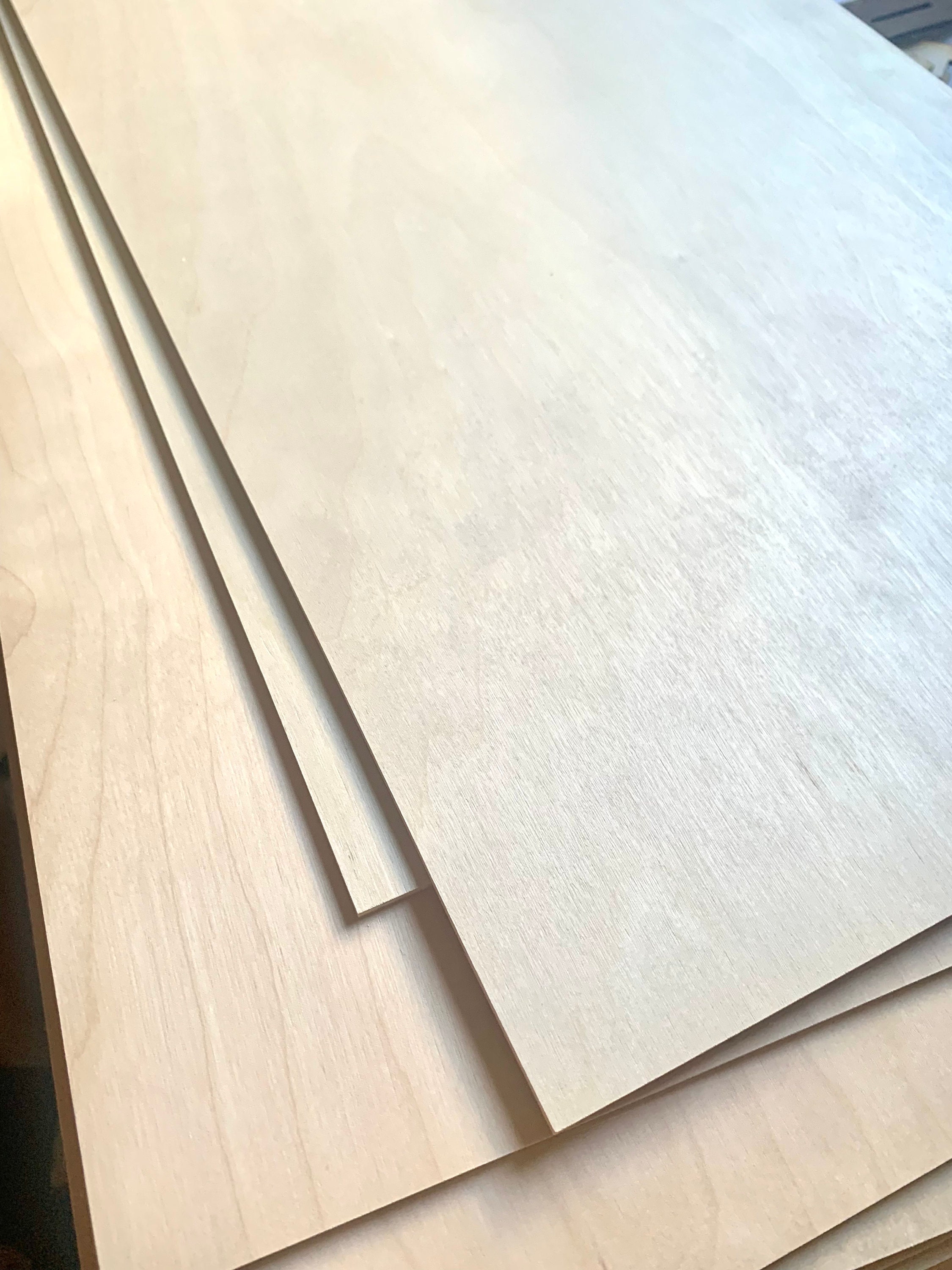 1/8 Birch Plywood 19.75x11.75" Glowforge CNC Laser Cutting Material ...