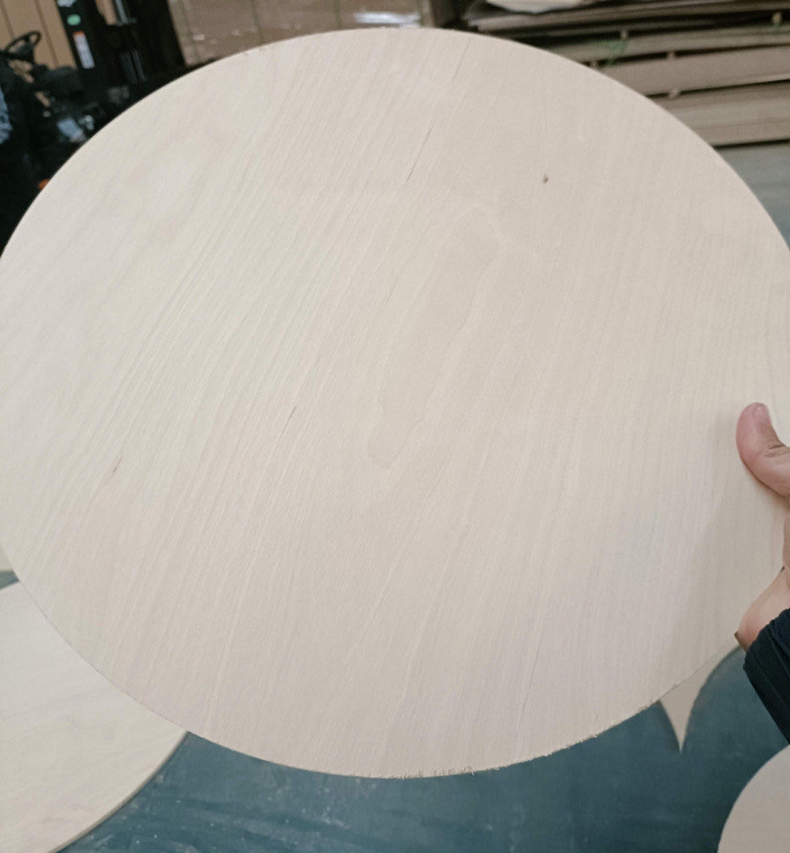 18" Birch Wood Round/ Wood Circle for Signs, CNC, Laser Cut/ Top ...