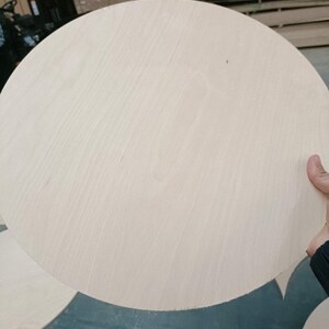 18" Birch Wood Round/ Wood Circle for Signs, CNC, Laser Cut/ Top ...