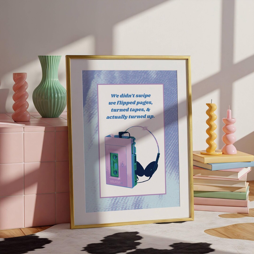 Y2K Print, Nostalgic Print, 90's Printable, Throwback Artwork, 2000's ...