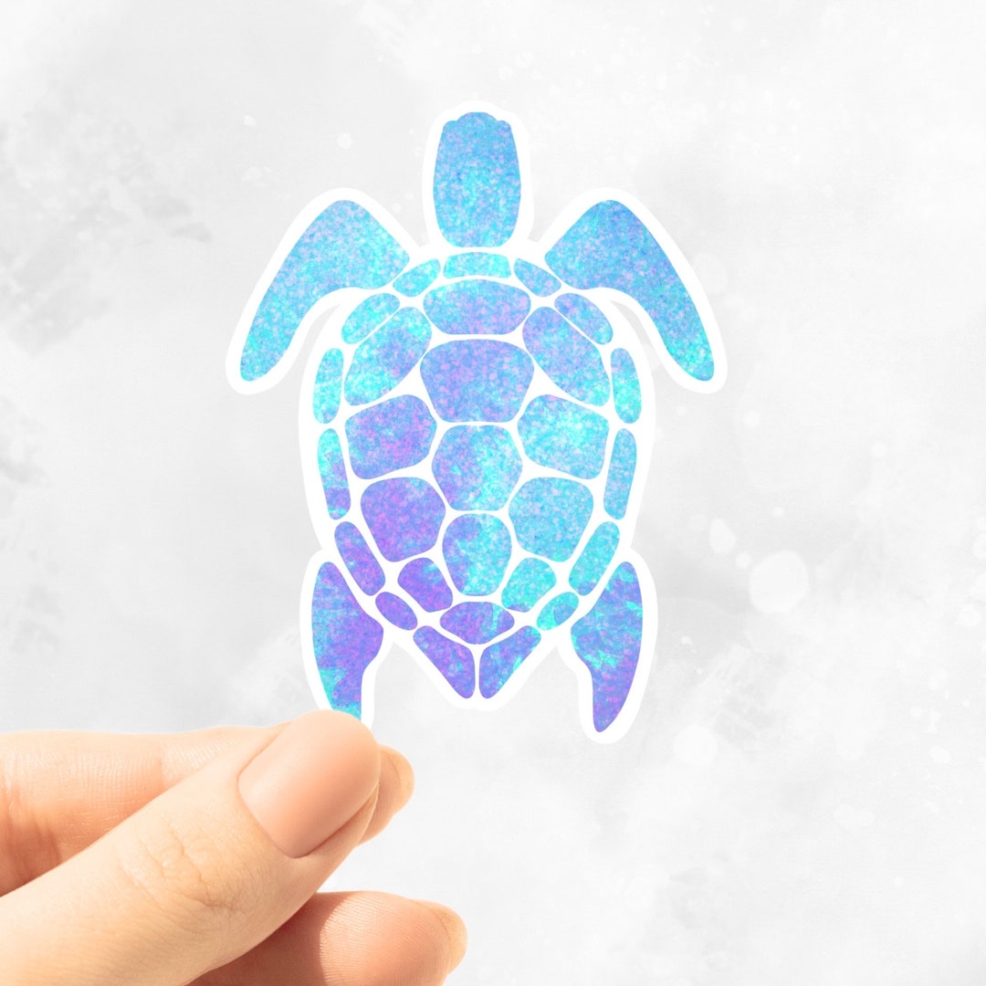 Sea Turtle Sticker, Ocean Sticker, Save the Turles, Water Bottle ...