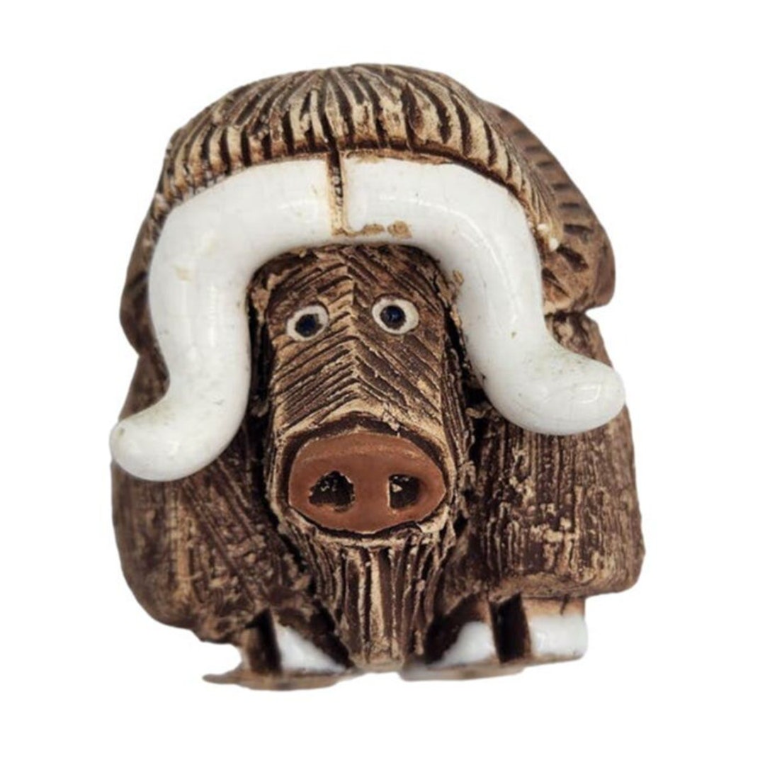 Vintage Artesania Rinconada Handmade Ceramic Musk Ox Retired ...