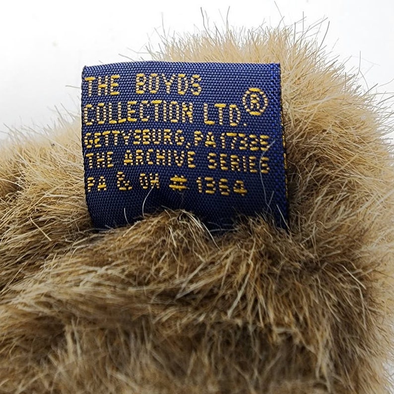 Vintage 1990-93 the Boyds Collection LTD Neville Brown Stuffed Teddy ...