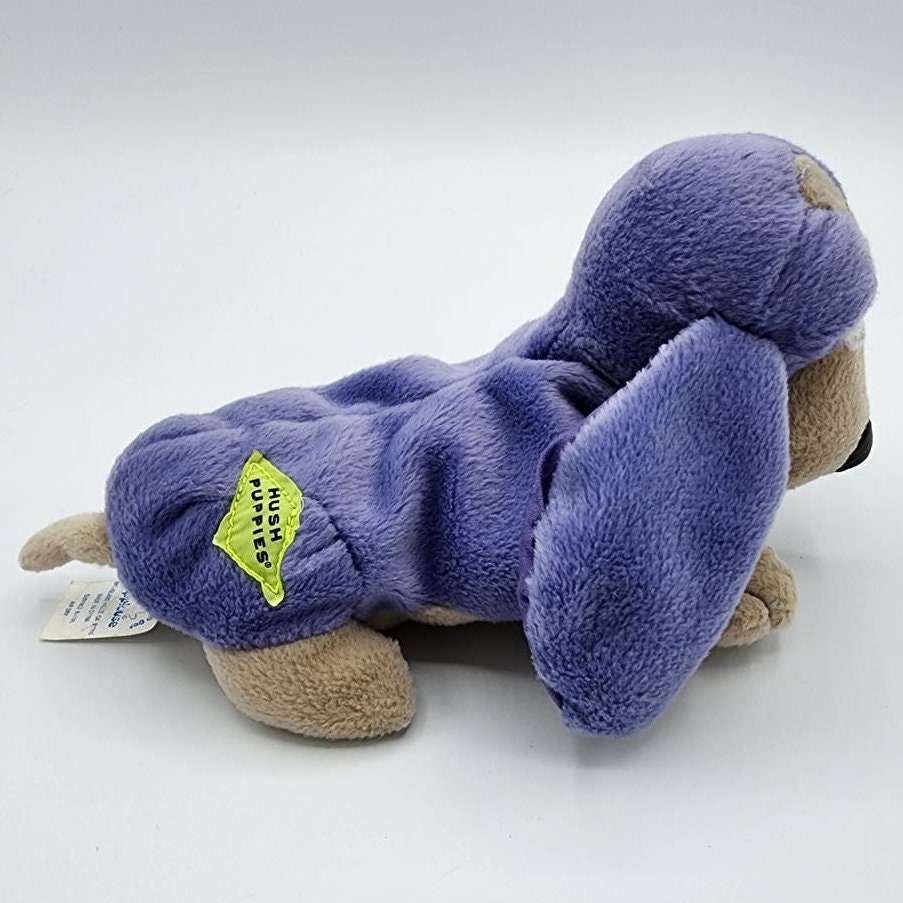 Vintage 1990 Applause Hush Puppies Hound Dog Small Stuffed Bean Bag ...
