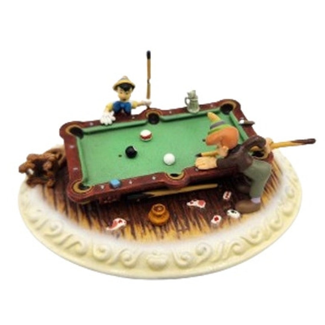 Disney Showcase 2001 Limited Edition Pinocchio Billiards Pool Cue Metal ...