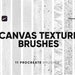 10 Canvas Texture Brushes Procreate | Canvas Texture Procreate Brushes ...