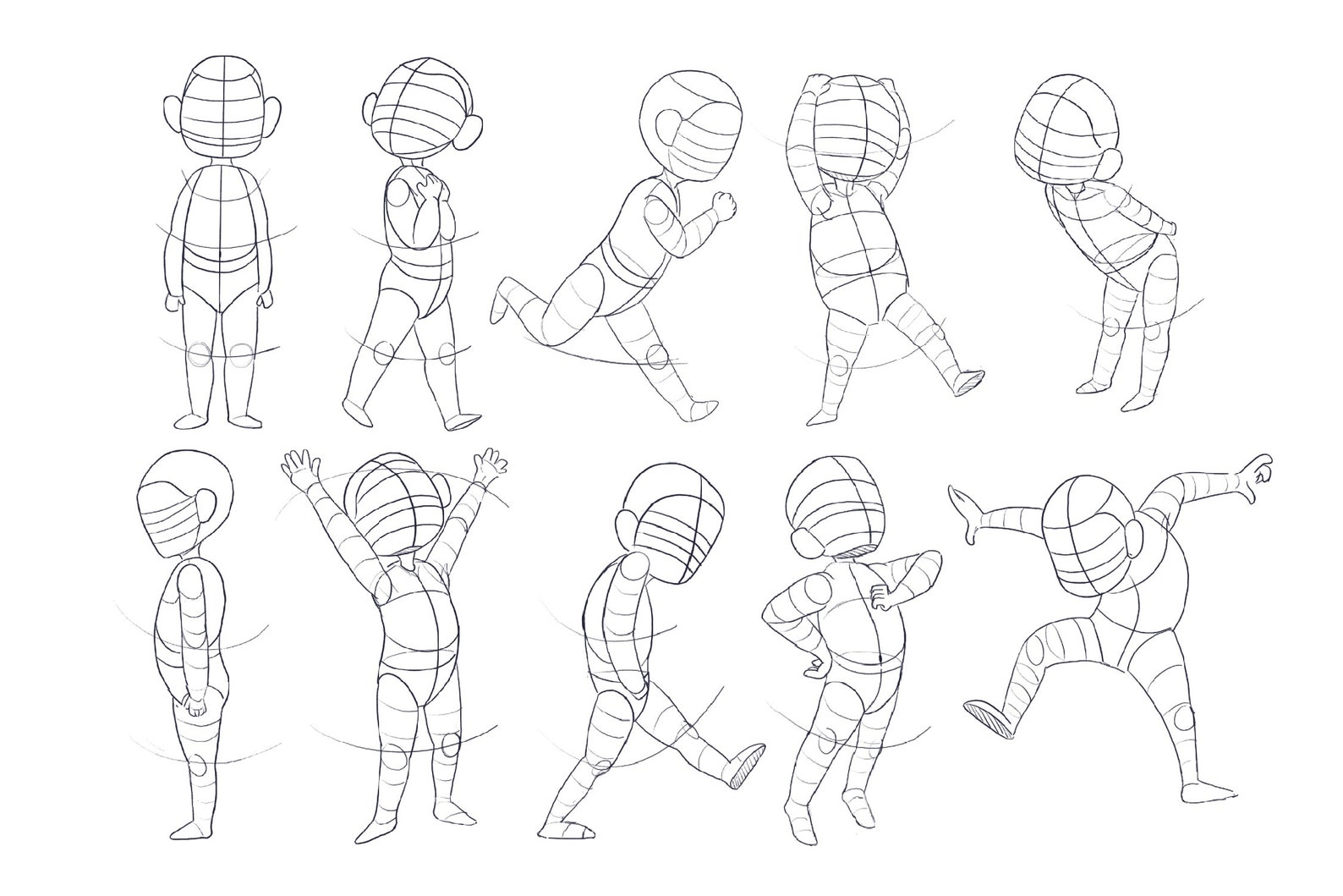10 Character Kids Stamps Procreate | Brush Guide Brushes Kid Beginner ...