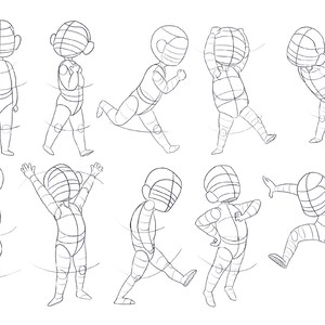 10 Character Kids Stamps Procreate | Brush Guide Brushes Kid Beginner ...