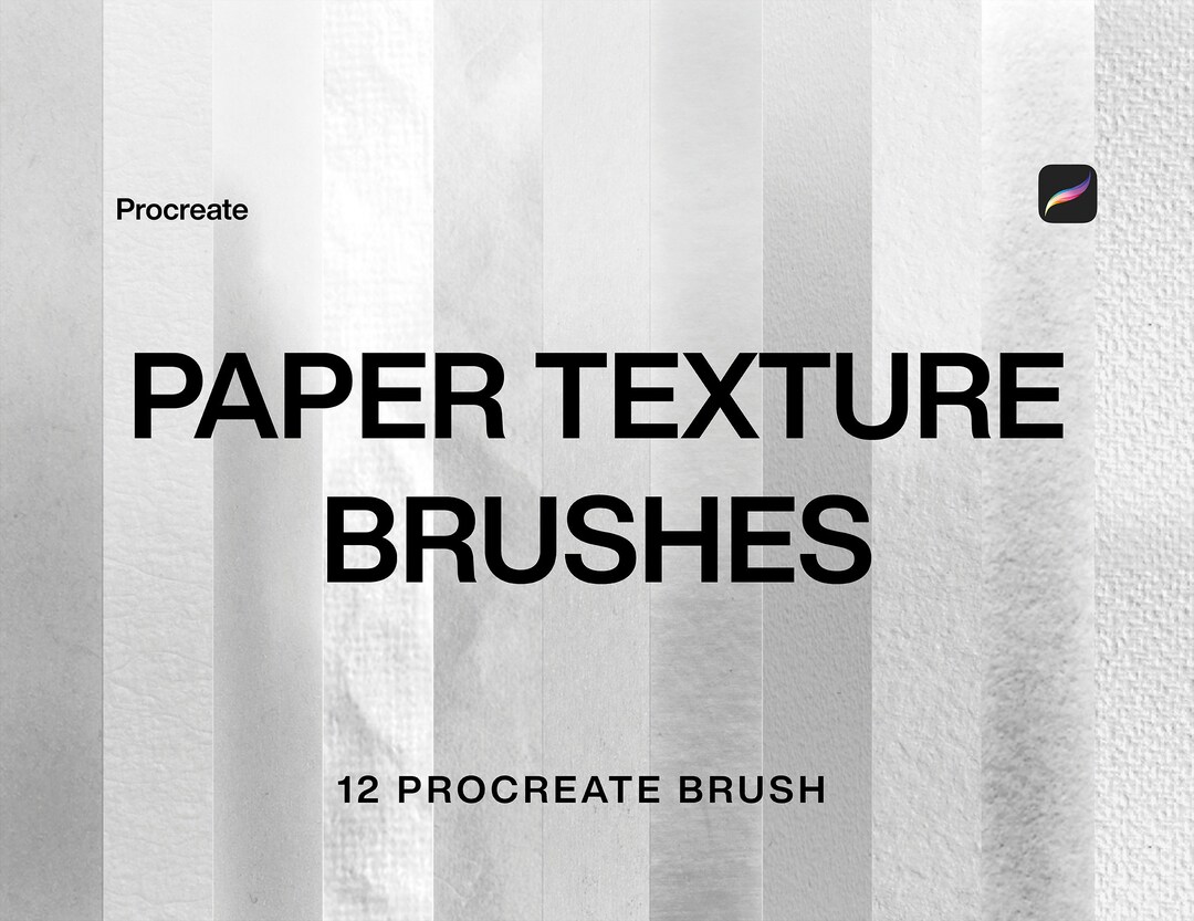 10 Paper Texture Brushes Procreate | Paper Texture Procreate Brushes ...